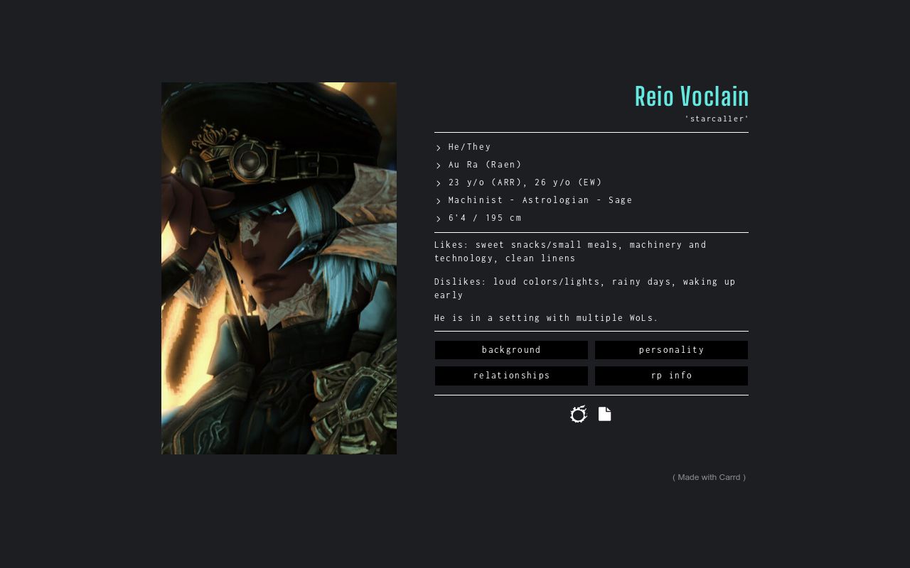 reio voclain - starcaller
